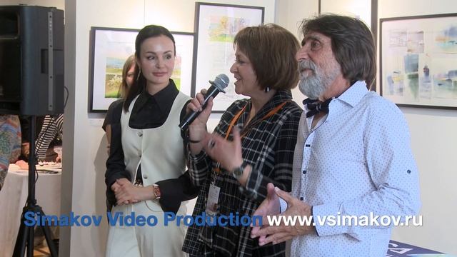 Отчетное видео о выставке акварельной живописи