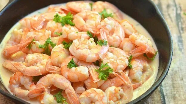 Креветки в казане