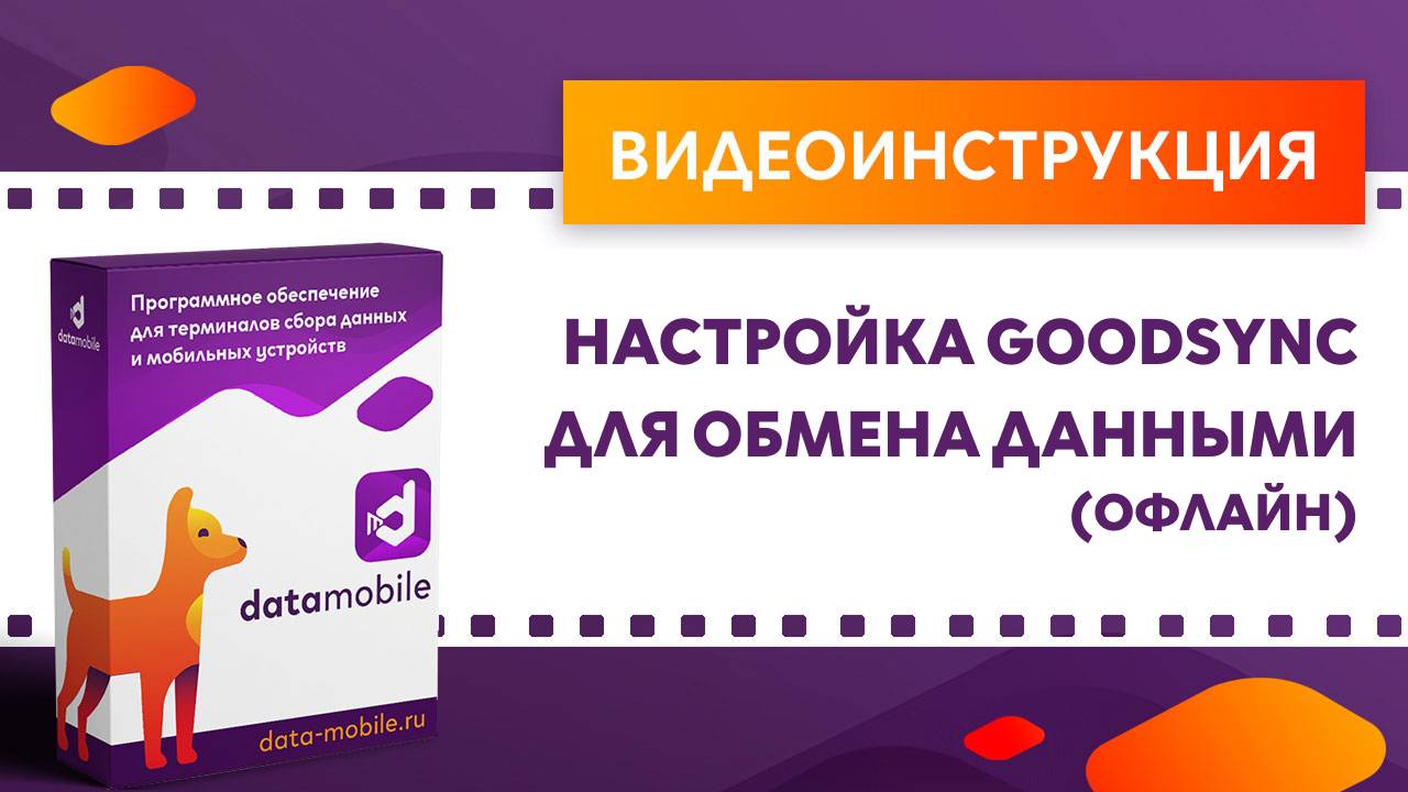 DataMobile. Настройка Goodsync для обмена данными (офлайн)