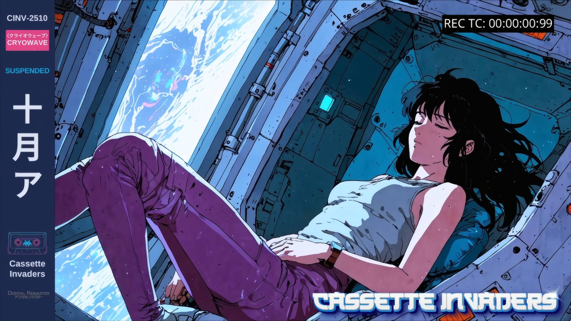 Cryowave Synthwave // SUSPENDED //💫\\ Sci-Fi Ambiance_CASSETTE INVADERS-02-10-2025