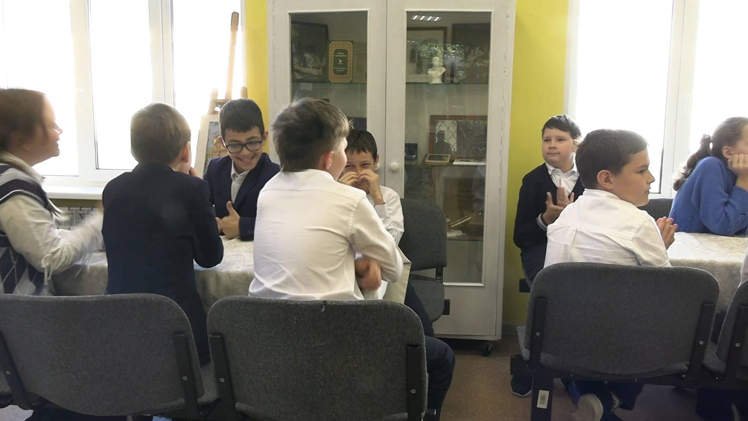 Творческая встреча в школьном литературном музее "Парус", 130 лет со дня рождения Сергея Есенина