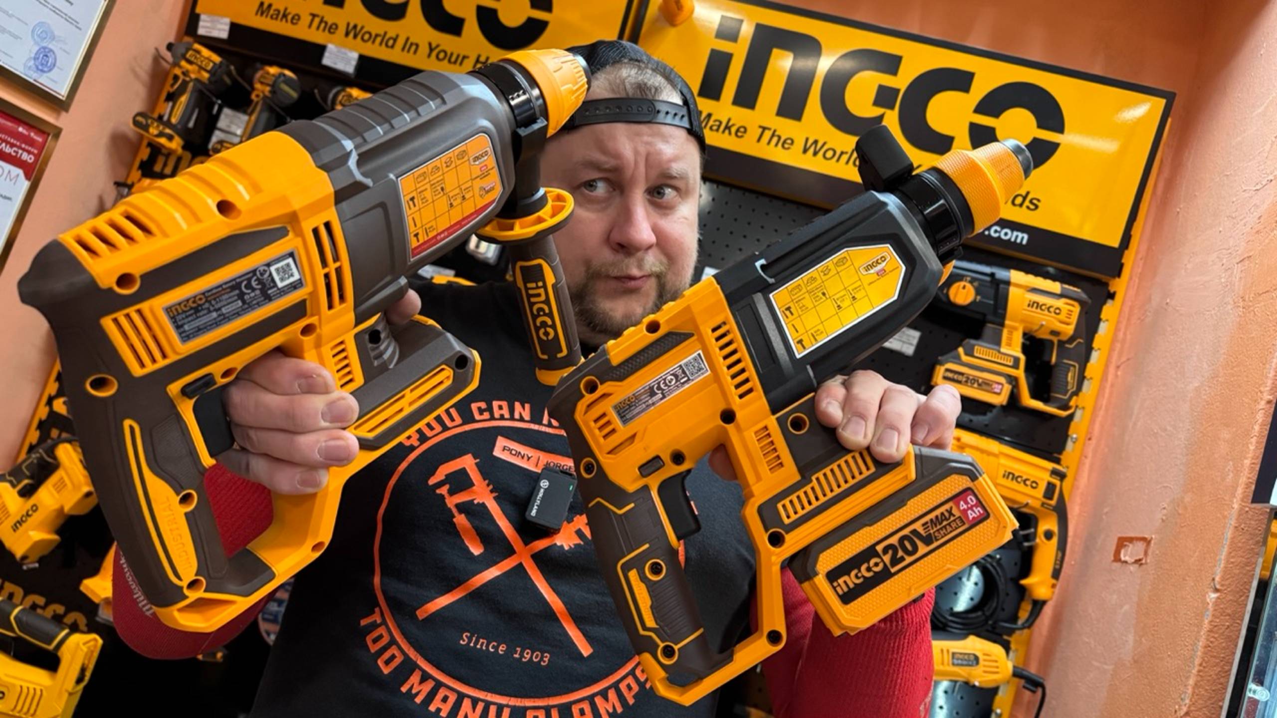 Новинки INGCO - не новый перфоратор и мини-УШМ