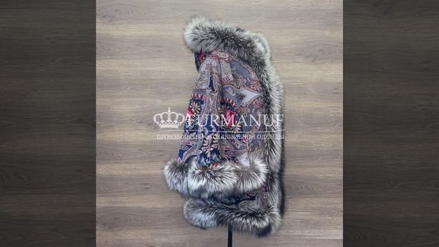 пальто из павловопосадских платков, 69914