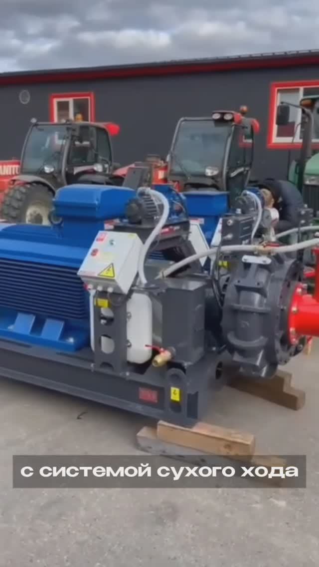 ЭНС Е000 250 кВт на раме с насосом Zvezda RUS С6-800/160 производства МЗ ПОТОК