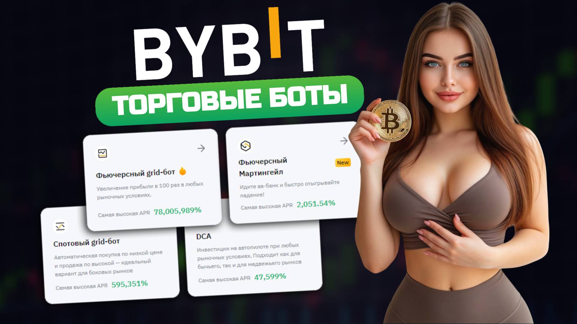 ТОРГОВЫЕ БОТЫ на Bybit (2026) ПОЛНАЯ Пошаговая ИНСТРУКЦИЯ по Настройке Ботов