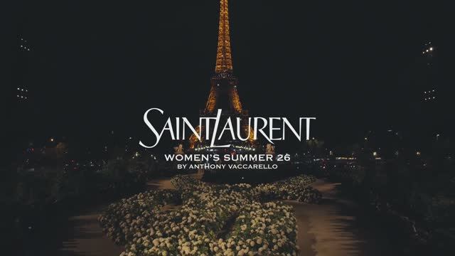 Показ женской коллекции Saint Laurent весна-лето 2026