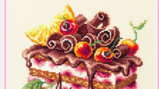 Отшив проект от Чудесной иглы "Вишнёвый торт" 6
