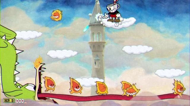 Cuphead | Босс - Грим Матчстик | Высокая сложность | Оценка "S"