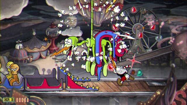 Cuphead | Босс - Клоун Бэппи | Высокая сложность | Оценка "S"