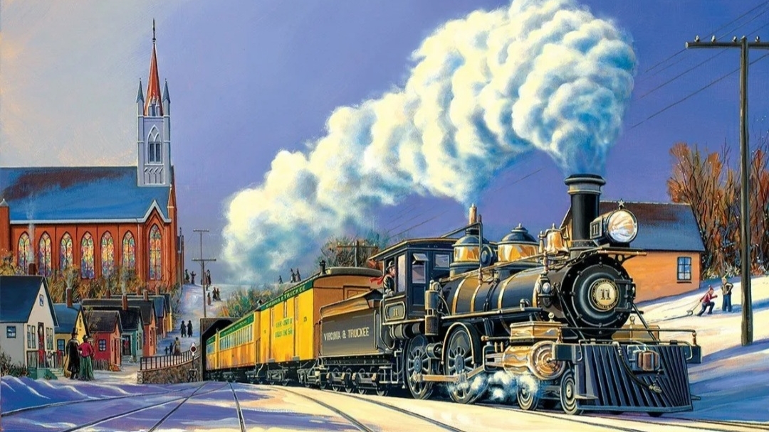 Новогодний паровоз