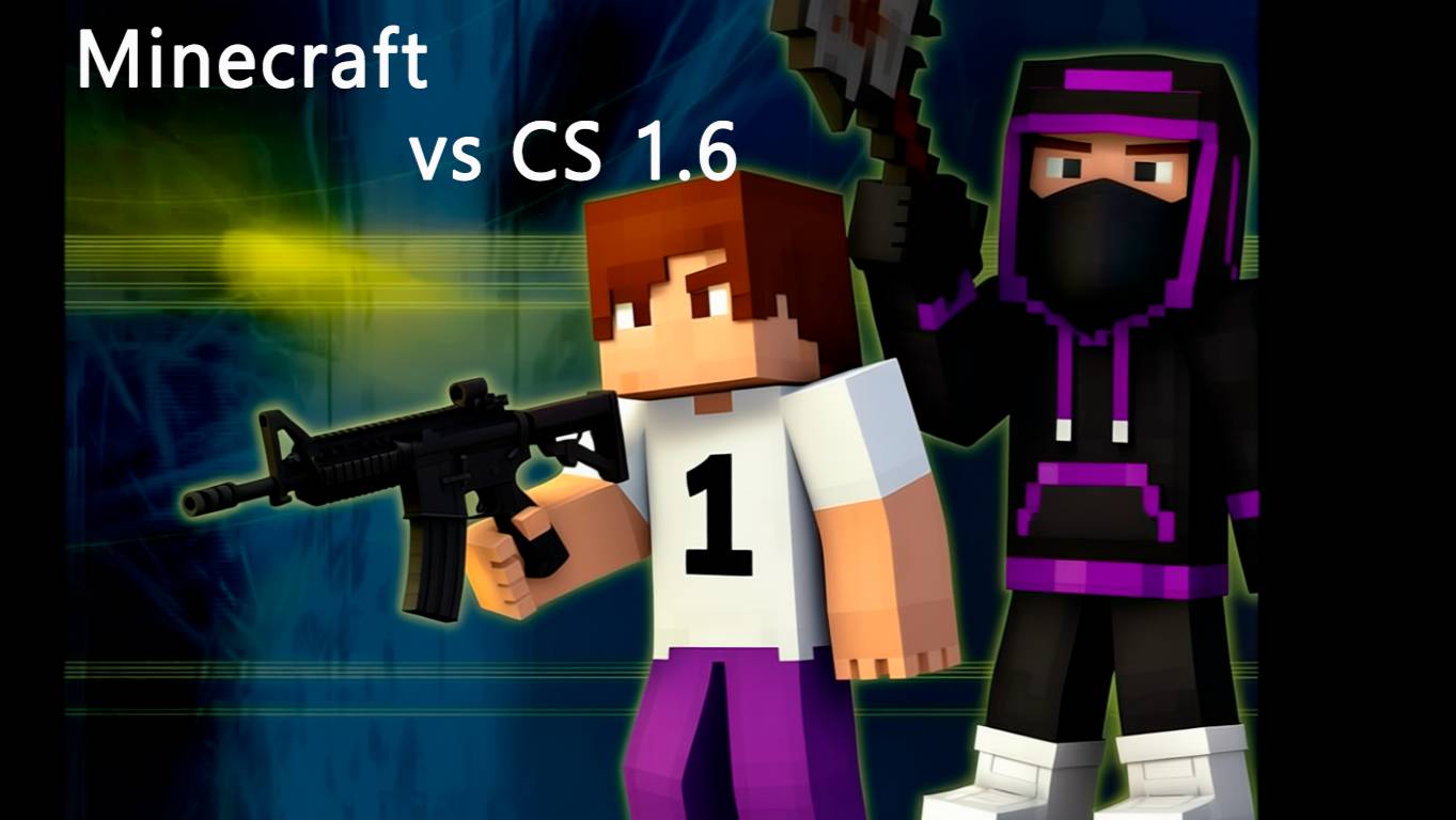 Minecraft vs CS 1.6: de_dust в Майнкрафте!  🎮💥