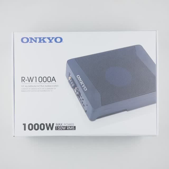 Распаковка — сабвуфер Onkyo R-W1000A