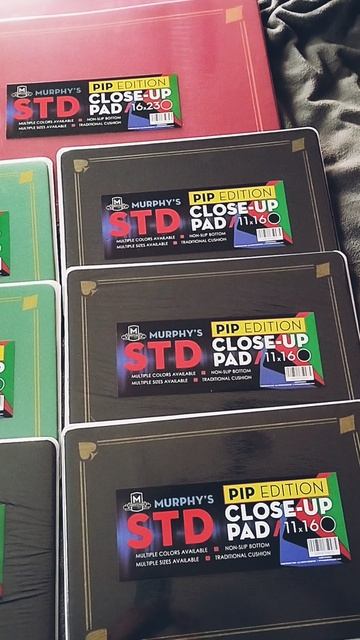 Коврик для магии и фокусов с рисунком (Standard, зеленый, 28х41 см) - Murphy's Magic Supplies