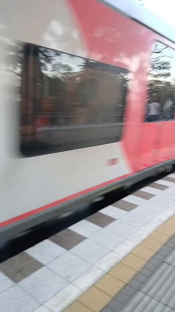 Прибытие поезда ЭС2Г-050 (Ласточка) на ст. Хоста путь 2 (г. Сочи)