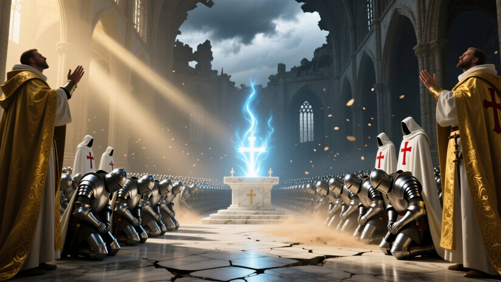 Паладины идут!(AI Generation)