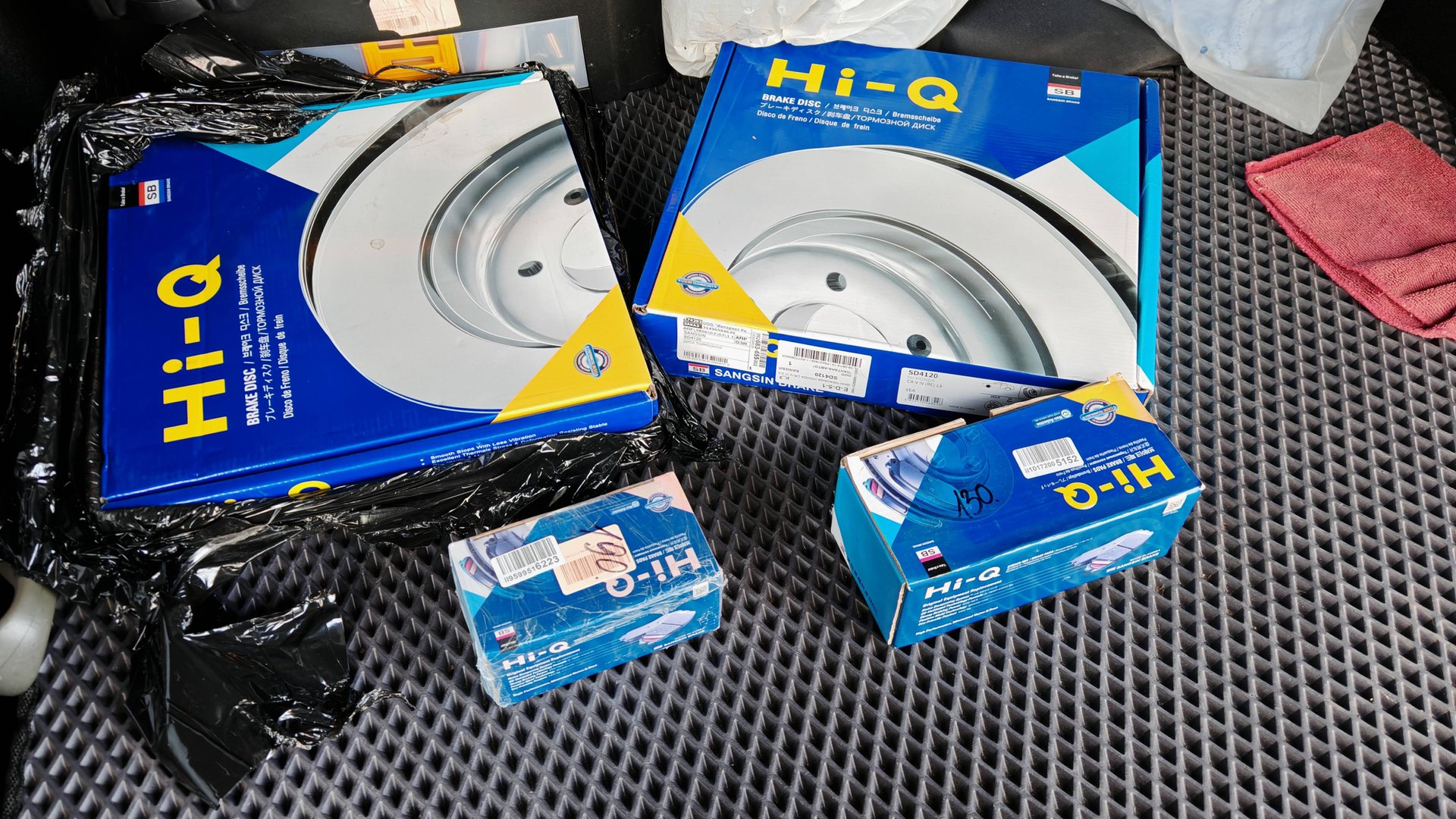 ЗАМЕНА ЗАДНИХ КОЛОДОК HAVAL M6