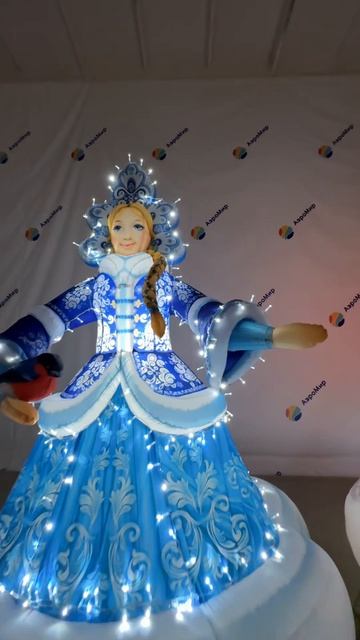 Дед Мороз и Снегурочка Эксклюзив с эффектной подсветкой #shorts