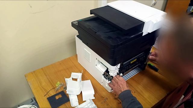 МФУ Kyocera ECOSYS M2040dn, замена печки.