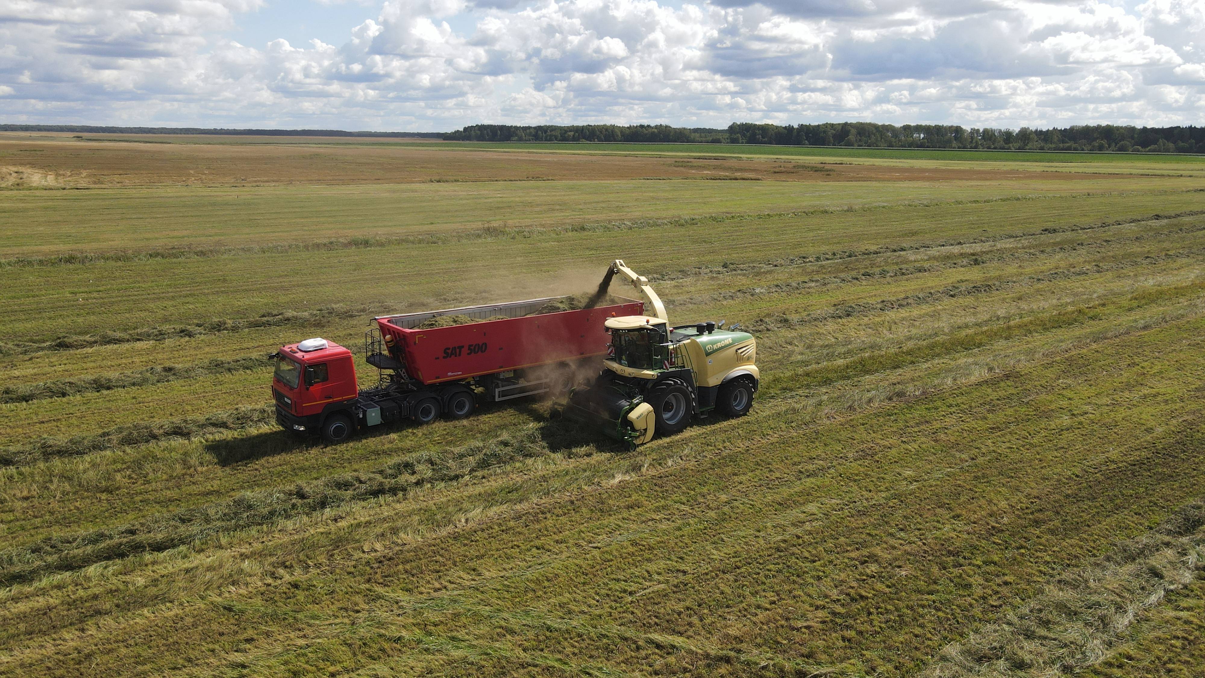 Работа в поле — как это выглядит из кабины