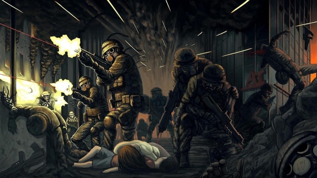 Воскреска #8 ч.2 страйкбол-коридор ярости