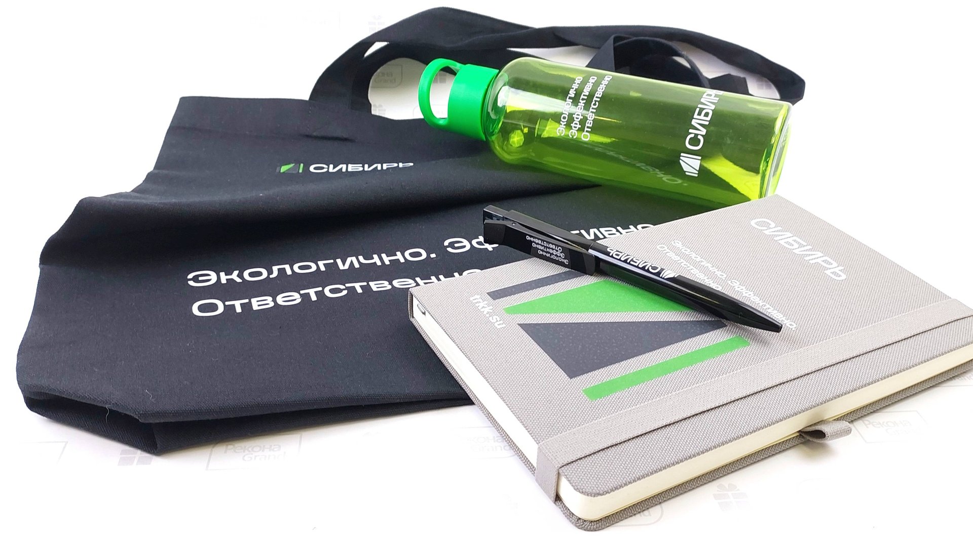 Изготовление эко мерча с логотипом для Сибирь