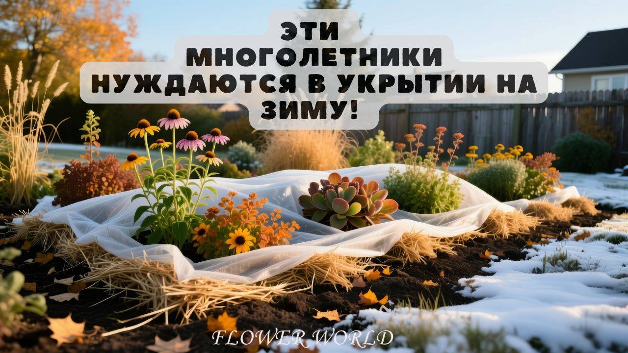 Эти Многолетники Нуждаются в Укрытии на Зиму! 🤔