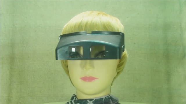 Лупа бинокулярная налобная БЛ-2-1, общий вид и технический паспорт.