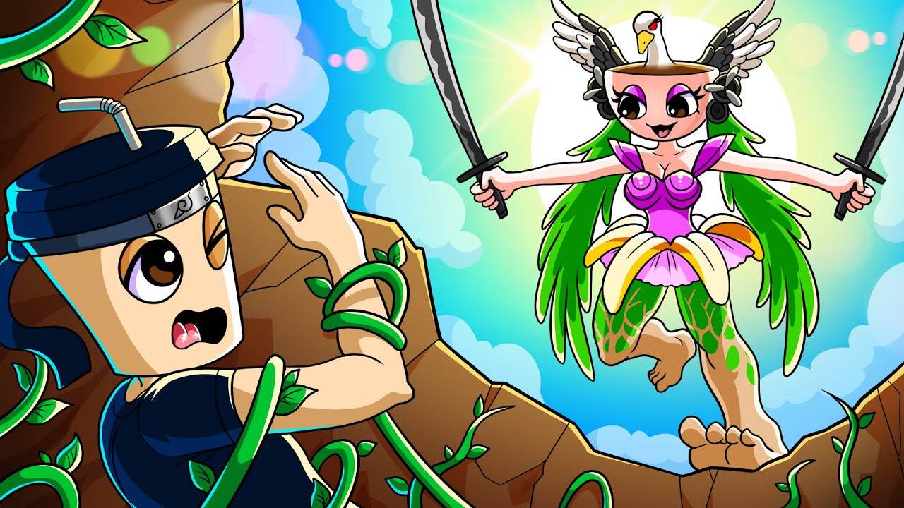 Девушка-воин в стиле Фьюжн с капучино! Она здесь, чтобы спасти Ассасино!💖 | Брейнот и Спрунки