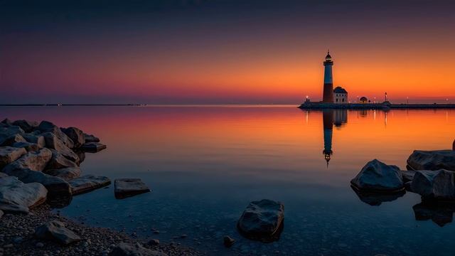 Deep Chillout & Work Music ~ Calm Lighthouse Ambiance for Ultimate Productivity Focus