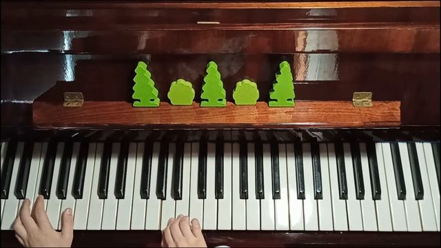 Как играть "Тёмный лес" на пианино
