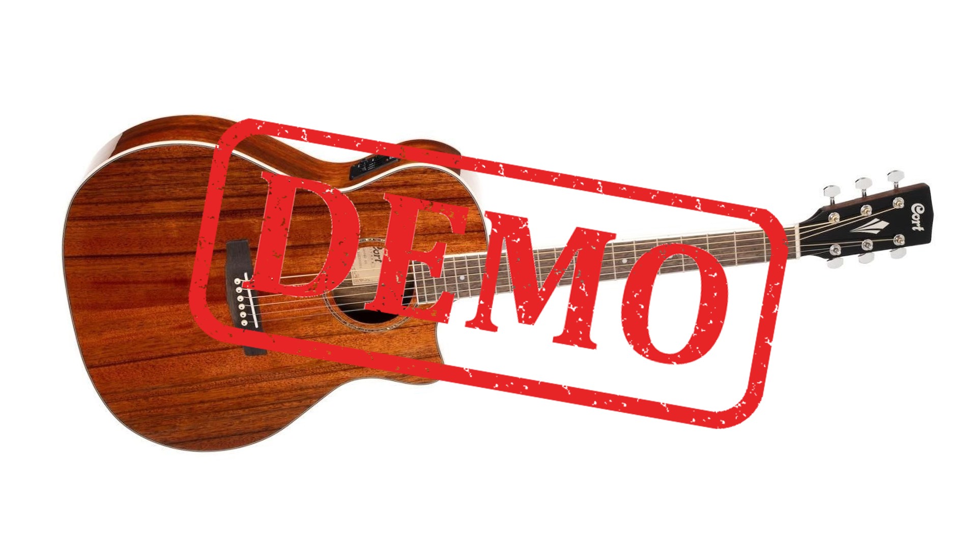 Электроакустика CORT GA-DAO-NAT - краткая демонстрация звучания