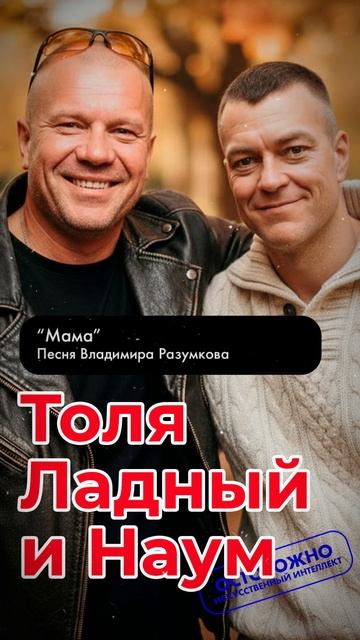 Мама — душевная песня Владимира Разумкова о семье и настоящем счастье. Исполняет Толя Ладный.