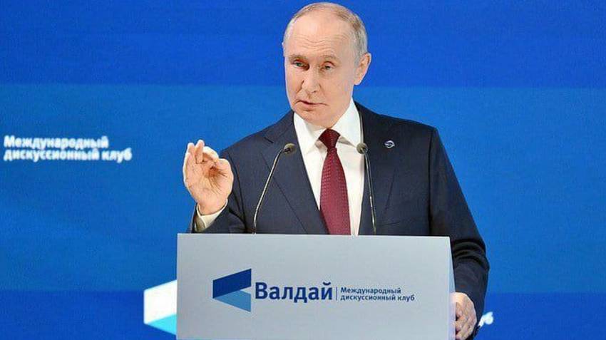 Владимир Путин на Валдае 2025