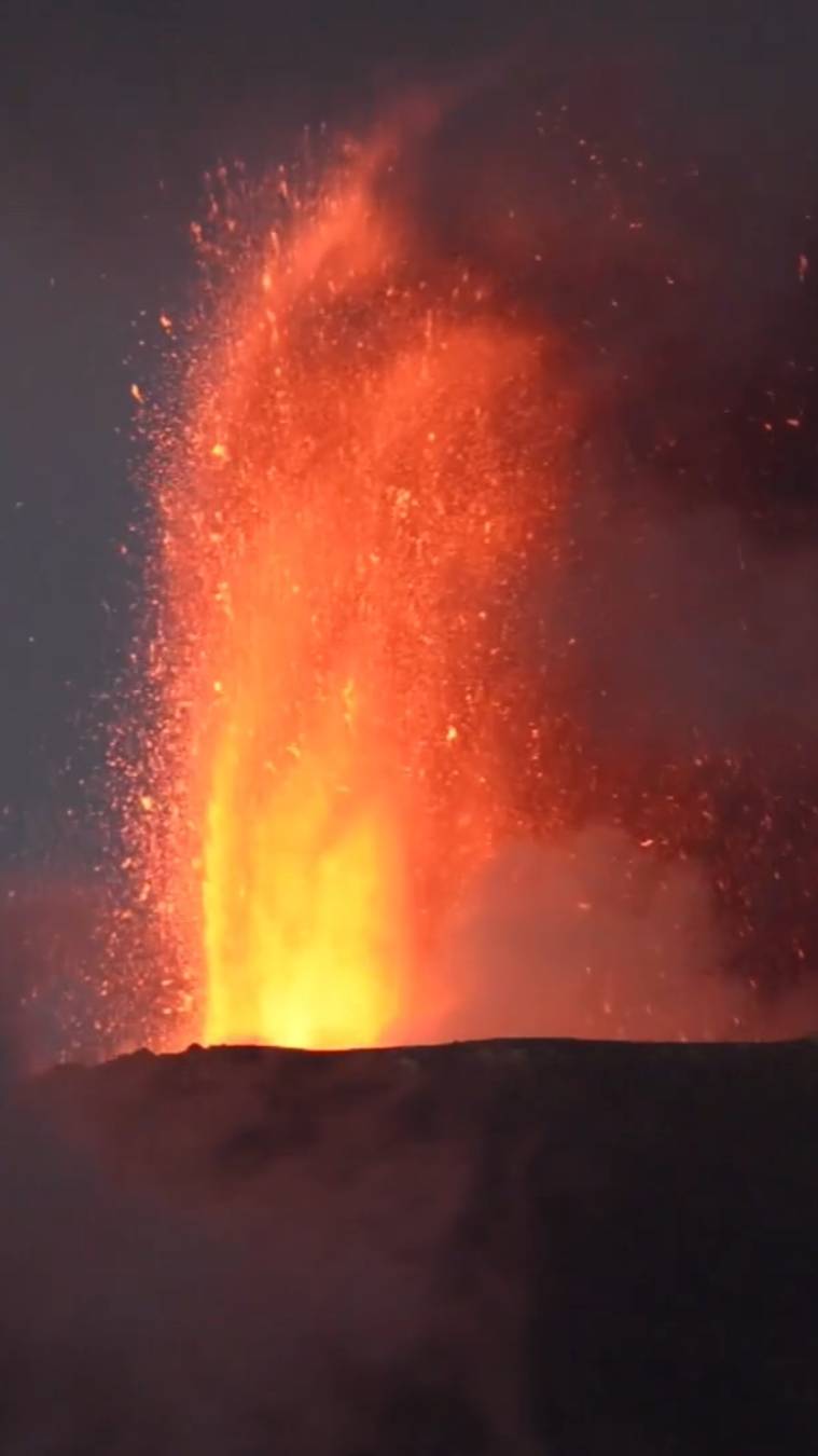 Маршрут на вершины действующего вулкана Этна. Сицилия.