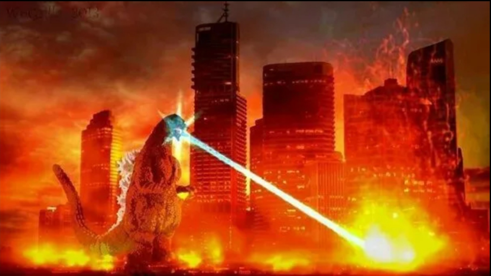 Анимационный LEGO фильм ,, Годзилла"