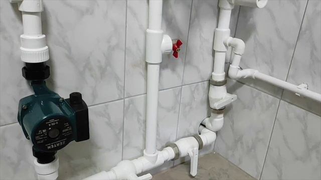 Обвязка газового котла готова