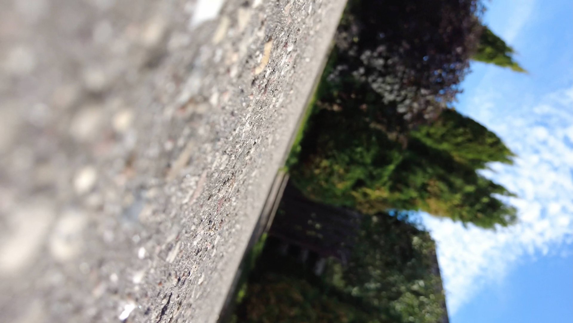 Прикол - что видит камера когда падает с велосипеда )))