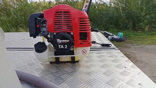 Toyama TA 2. Ходовые испытания лодочного мотора. #toyamata2
