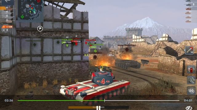 сделал противников на последних хп! т 34 (1776) опять тащит!