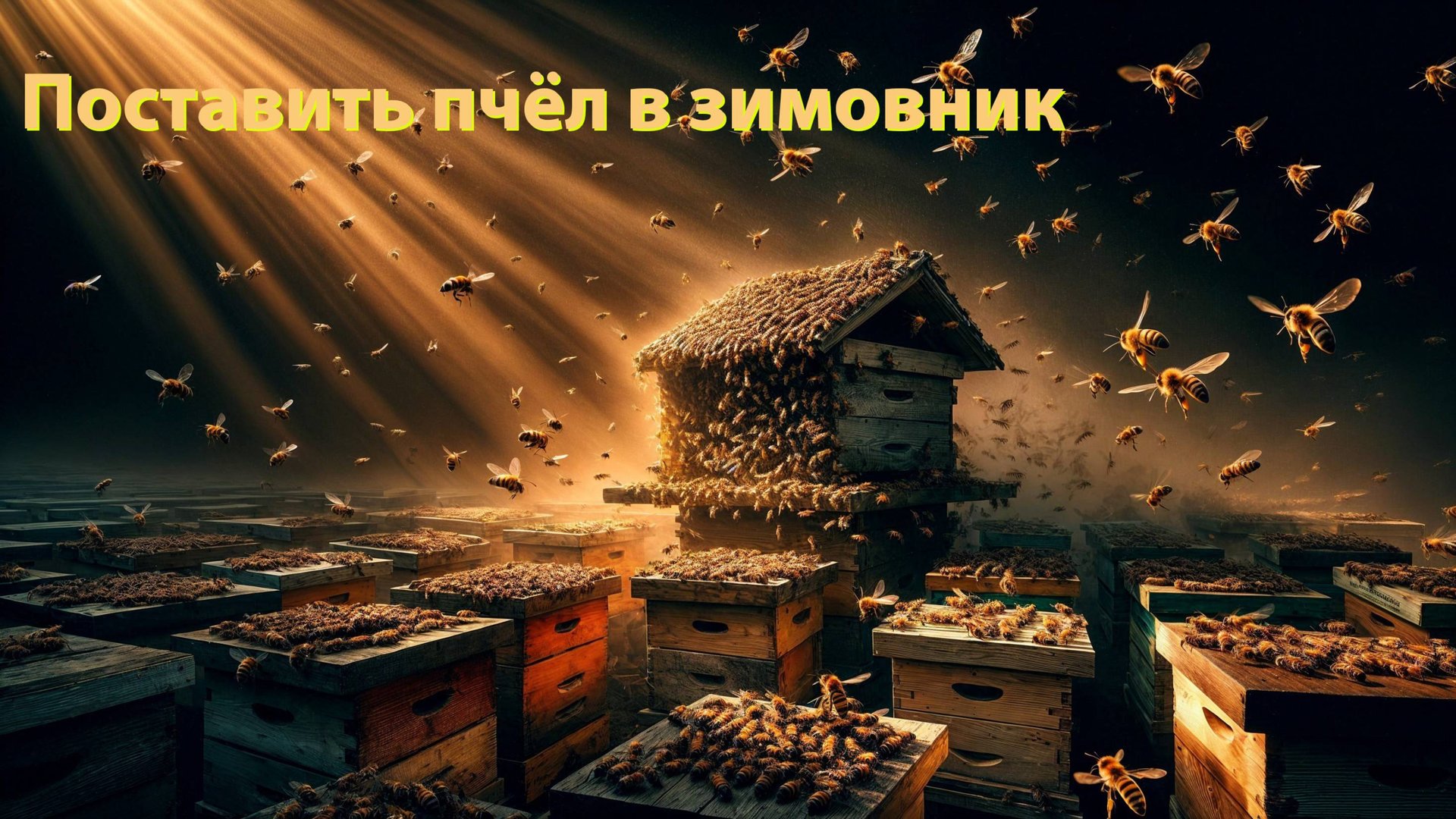 Постановка пчёл в зимовник: 5 правил от Кашковского для 100% успешной зимовки