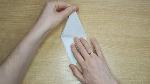 Оригами Журавлик из бумаги