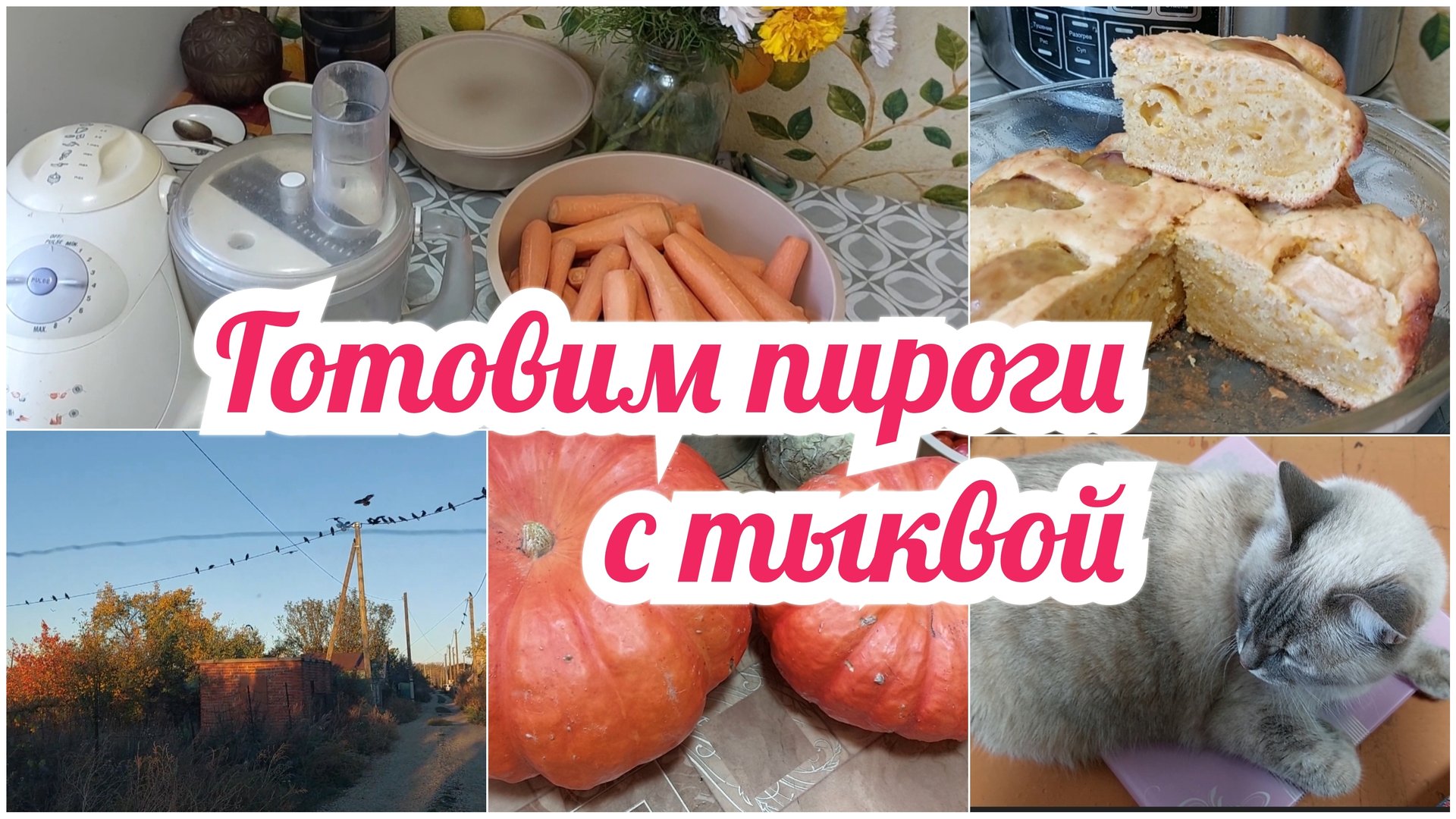 ПИРОГ С ТЫКВОЙ И ЯБЛОКОМ 🔥 КАТАЕМСЯ БЕЗ ДЕТЕЙ // ВЗВЕСИЛА ТЫКВЫ 💪