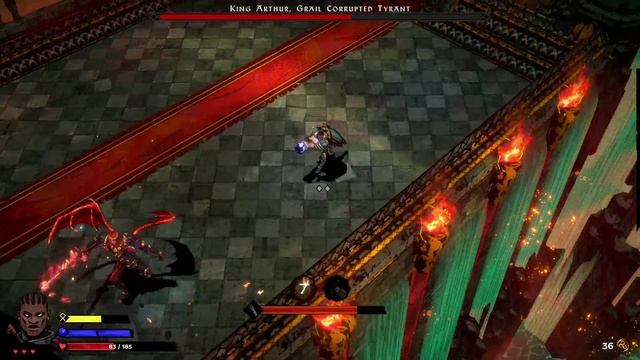 Sworn. Новый Крутой Рогалик. Даём по Щам Королю Артуру (финальный босс)