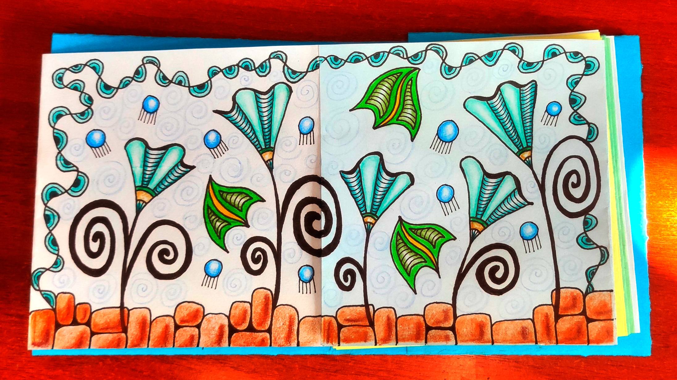 Подводный мир из танглов 1