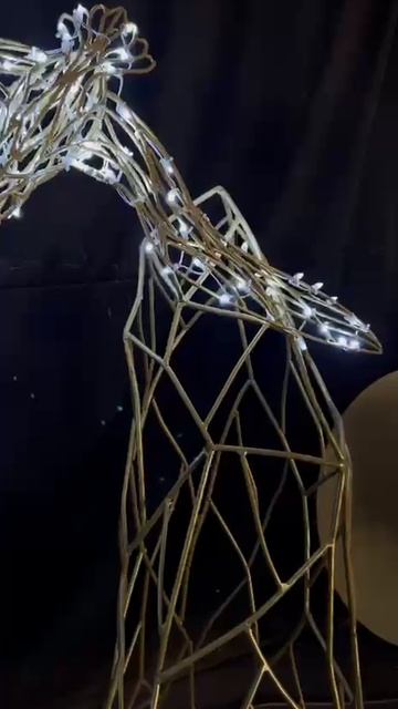 "Чайки над морем" световой арт-объект для украшения пространств. Для улицы и помещений.