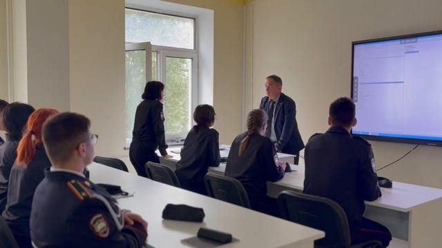 Поздравление преподавателям Колледжа полиции от курсантов I курса (Юриспруденция)!