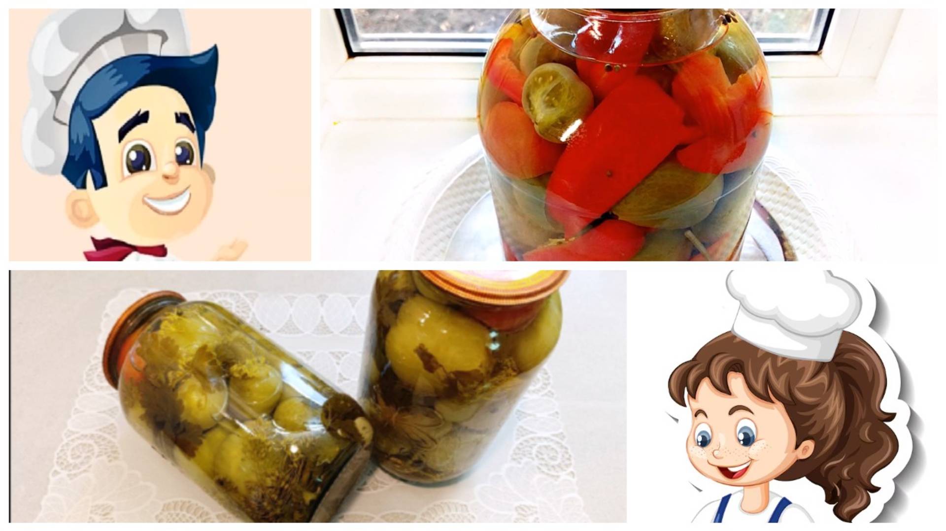 ВКУСНЫЕ ЗЕЛЕНЫЕ ПОМИДОРЫ на зиму (два рецепта)! Пошаговые рецепты!