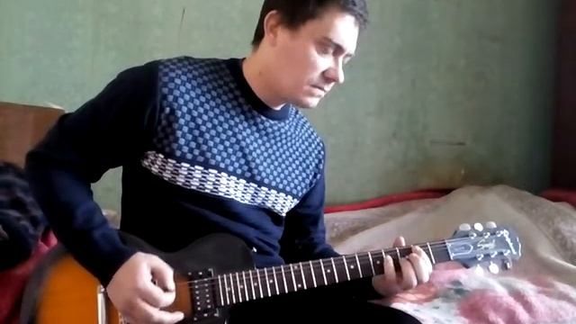 Авторская песня под Электро гитару ( Про Пиратов )