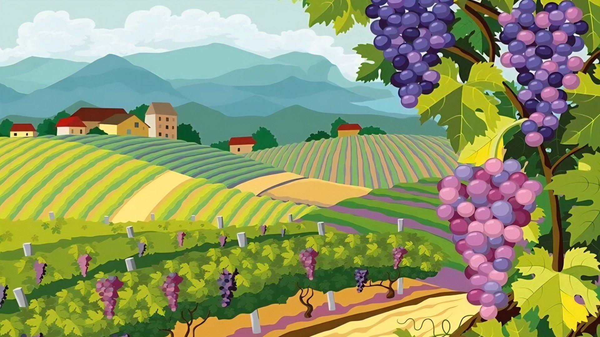 Виноградники возле г. Алушта