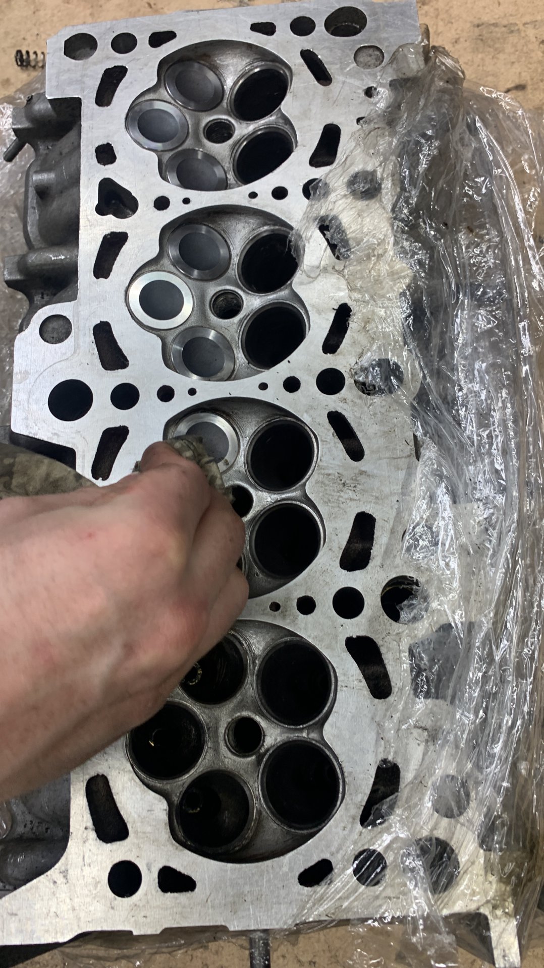 Притирка клапанов